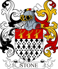 Stone Family Crest, Coat of Arms and Name History