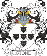 Stone Family Crest, Coat of Arms and Name History