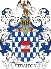 Straiton Family Crest, Coat of Arms and Name History