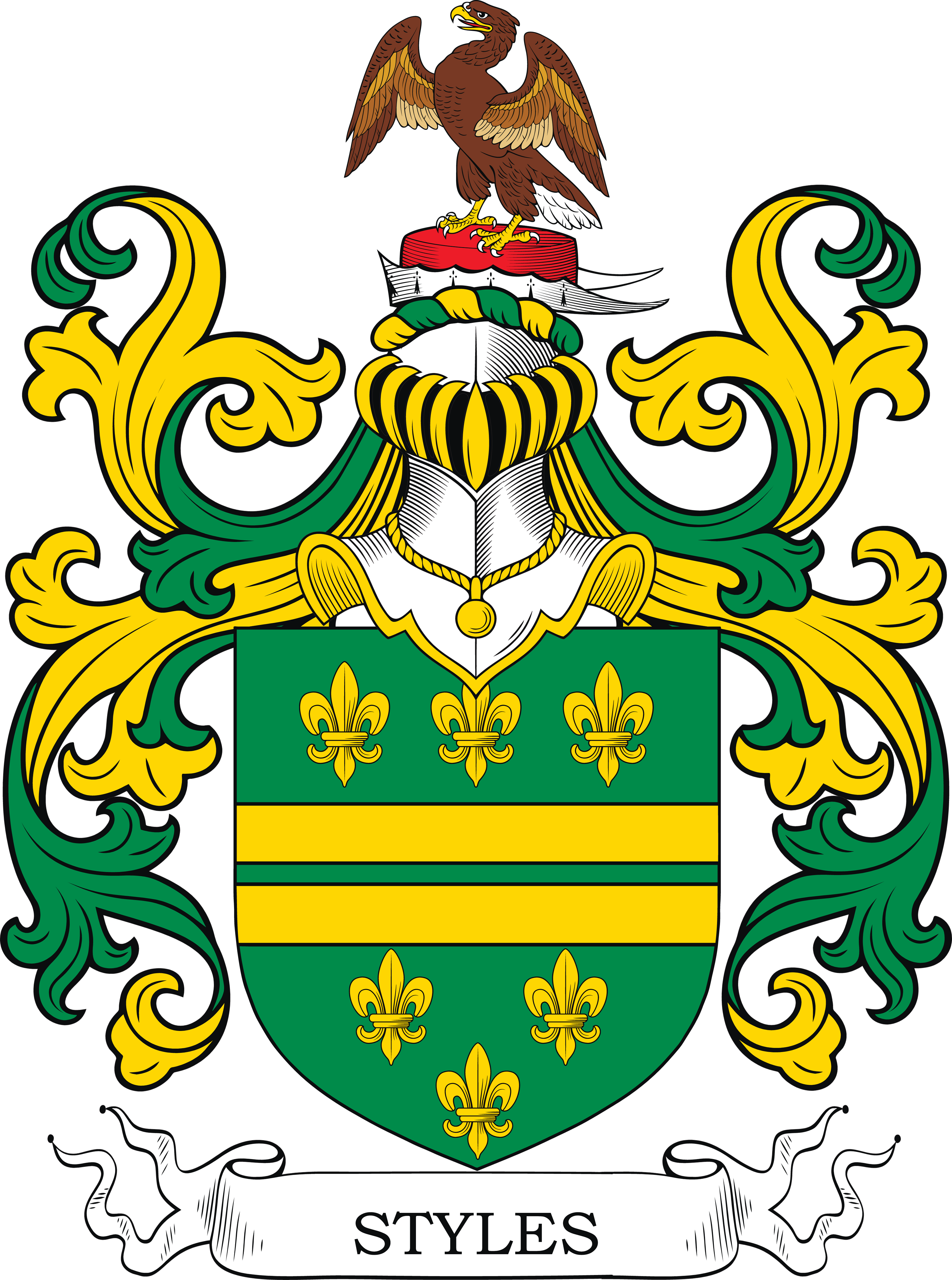 Family Crest Styles Arms Crest Coat Name History Elesa1