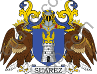 Suarez Family Crest, Coat of Arms and Name History
