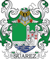 Suarez Family Crest, Coat of Arms and Name History
