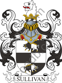 Sullivan Family Crest, Coat of Arms and Name History