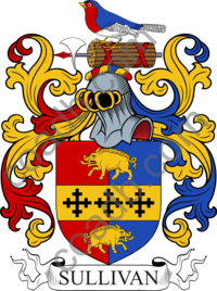 Sullivan Family Crest, Coat of Arms and Name History