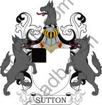Sutton Family Crest, Coat of Arms and Name History
