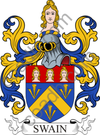Swan Family Crest, Coat of Arms and Name History