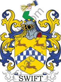 Swift Family Crest, Coat of Arms and Name History