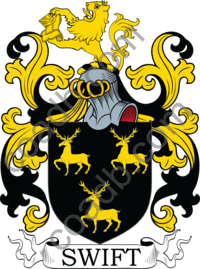 Swift Family Crest, Coat of Arms and Name History