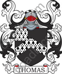Thomas Family Crest, Coat of Arms and Name History
