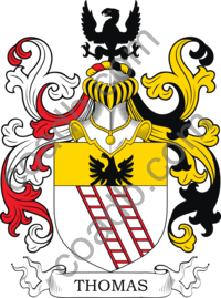 Thomas Family Crest, Coat of Arms and Name History