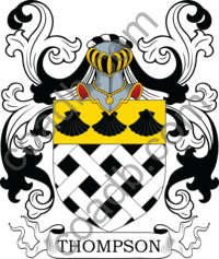 Thompson Family Crest, Coat of Arms and Name History