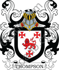Thompson Family Crest, Coat of Arms and Name History