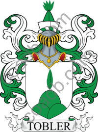 Tobler Family Crest, Coat of Arms and Name History
