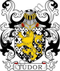 Tudor Family Crest, Coat of Arms and Name History