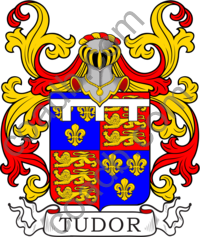 Tudor Family Crest, Coat of Arms and Name History