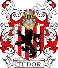 Tudor Family Crest, Coat of Arms and Name History