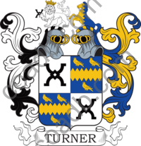 Turner Family Crest, Coat of Arms and Name History