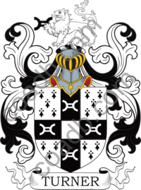 Turner Family Crest, Coat of Arms and Name History