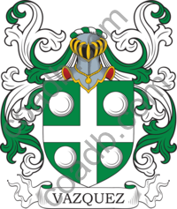 Vazquez Family Crest, Coat of Arms and Name History