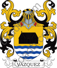 Vazquez Family Crest, Coat of Arms and Name History