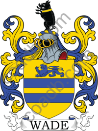 Wade Family Crest, Coat of Arms and Name History