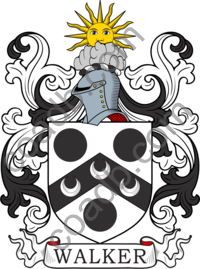 Walker Family Crest, Coat of Arms and Name History