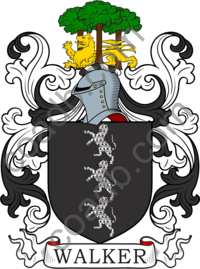 Walker Family Crest, Coat of Arms and Name History