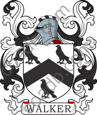 Walker Family Crest, Coat of Arms and Name History