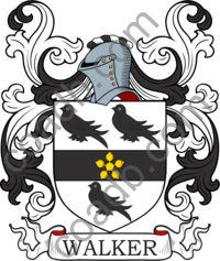 Walker Family Crest, Coat of Arms and Name History