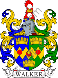 Walker Family Crest, Coat of Arms and Name History