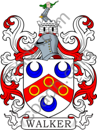 Walker Family Crest, Coat of Arms and Name History
