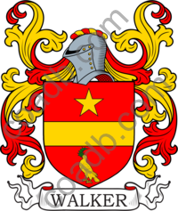 Walker Family Crest, Coat of Arms and Name History
