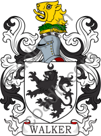 Walker Family Crest, Coat of Arms and Name History