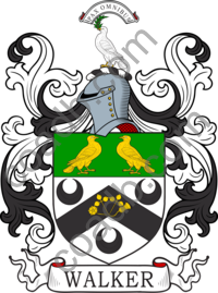 Walker Family Crest, Coat of Arms and Name History