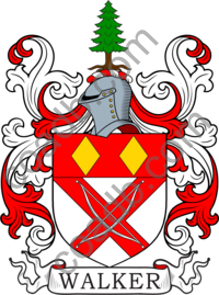 Walker Family Crest, Coat of Arms and Name History