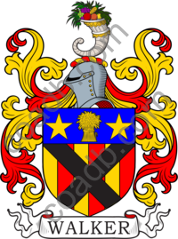 Walker Family Crest, Coat of Arms and Name History