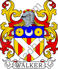 Walker Family Crest, Coat of Arms and Name History