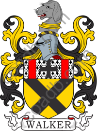 Walker Family Crest, Coat of Arms and Name History