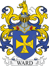 Ward Family Crest, Coat of Arms and Name History