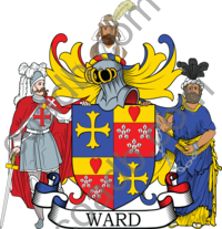 Ward Family Crest, Coat of Arms and Name History