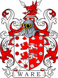 Ware Family Crest, Coat of Arms and Name History