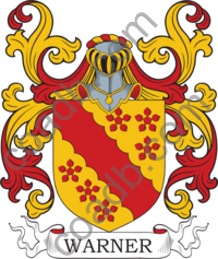 Warner Family Crest, Coat of Arms and Name History