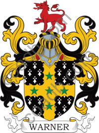 Warner Family Crest, Coat of Arms and Name History
