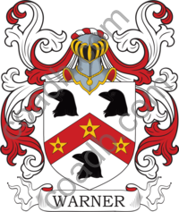 Warner Family Crest, Coat of Arms and Name History