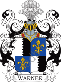 Warner Family Crest, Coat of Arms and Name History