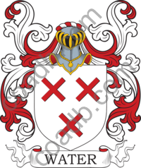 Waters Family Crest, Coat of Arms and Name History
