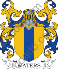Waters Family Crest, Coat of Arms and Name History