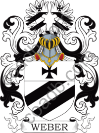Weber Family Crest, Coat of Arms and Name History