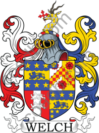 Welch Family Crest, Coat of Arms and Name History