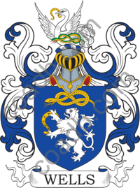 Wells Family Crest, Coat of Arms and Name History